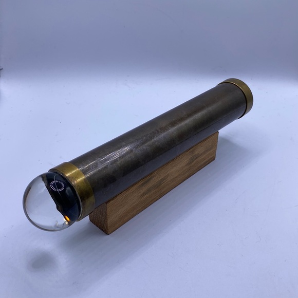 Other | Kaleidoscope Short Small Teleidoscope Gold Brass Teleidoscope | Poshmark